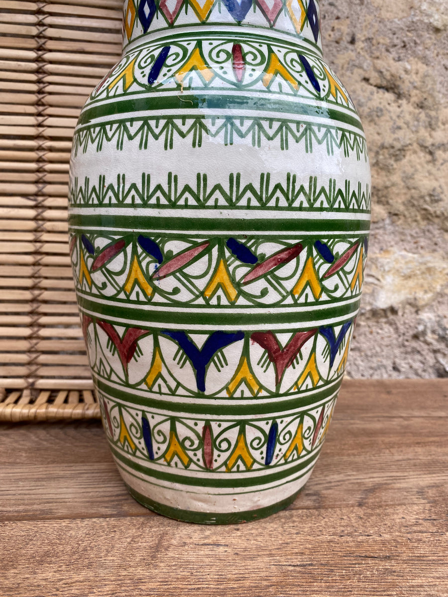 Grand vase artisanal marocain – Les Irremplaçables